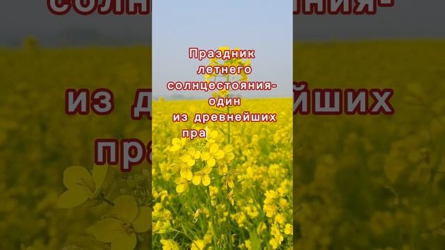 Летнее солнцестояние2023