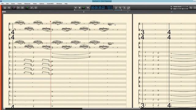 Orchestral Mockup. James Newton Howard - King Kong "Opening"