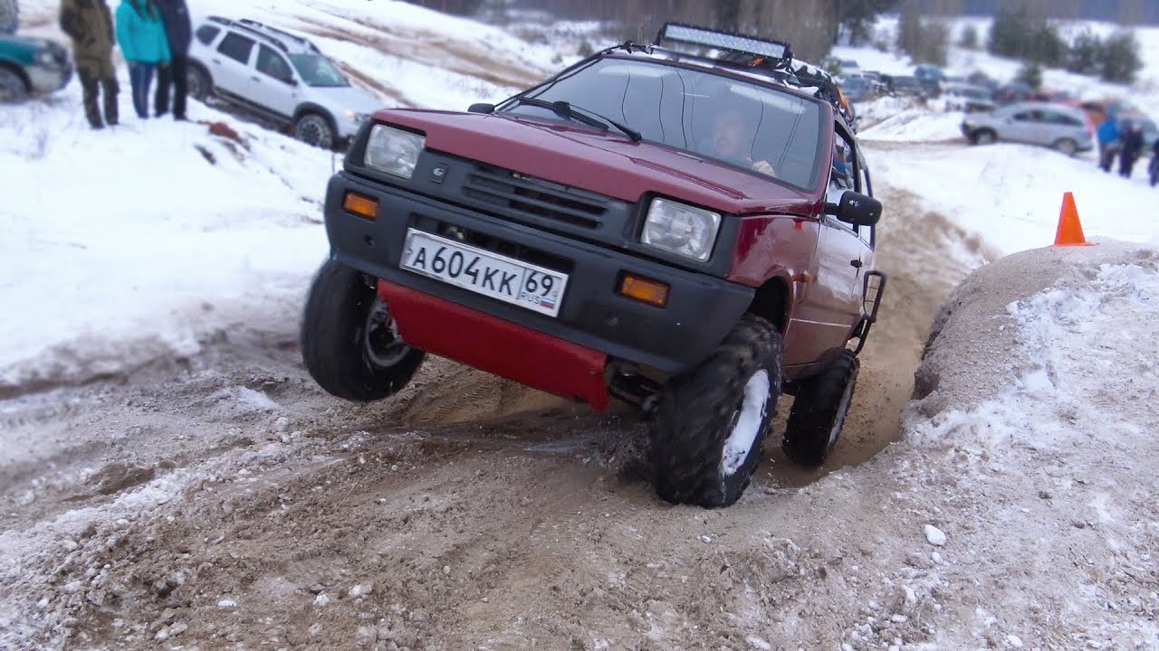 Битва лютых ТАЗов! Ока на грязевой, шаха с блокировкой против Девяток и Москвичей. Оффроад Нетормози