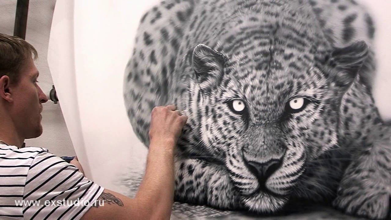 "Аэрография на капоте Mazda 3"