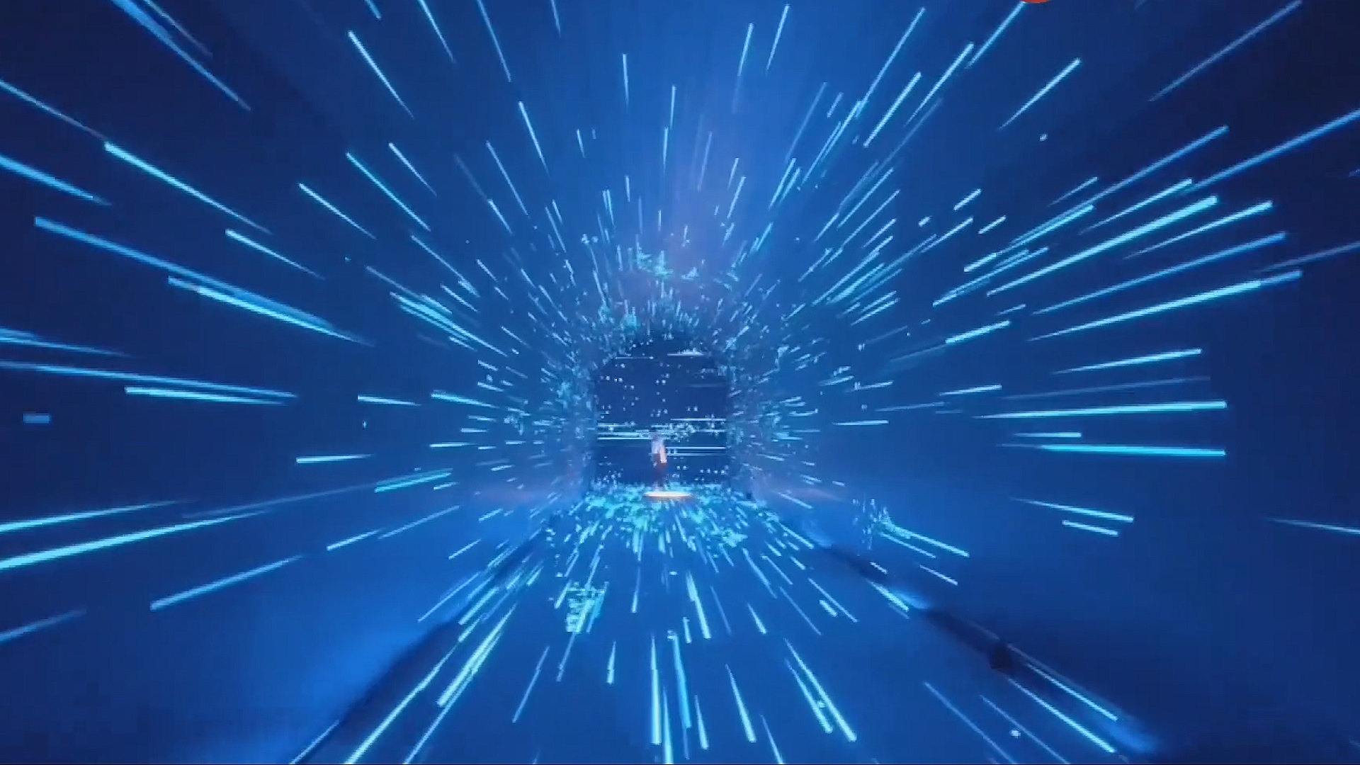 Туннель с трёхмерными иллюзиями в Китае, красота мира.mp4