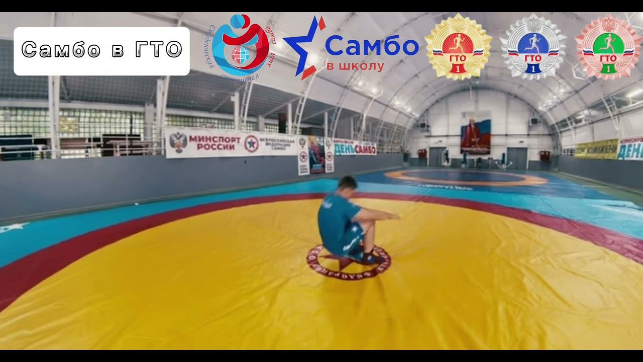 Самостраховка при падении на спину перекатом