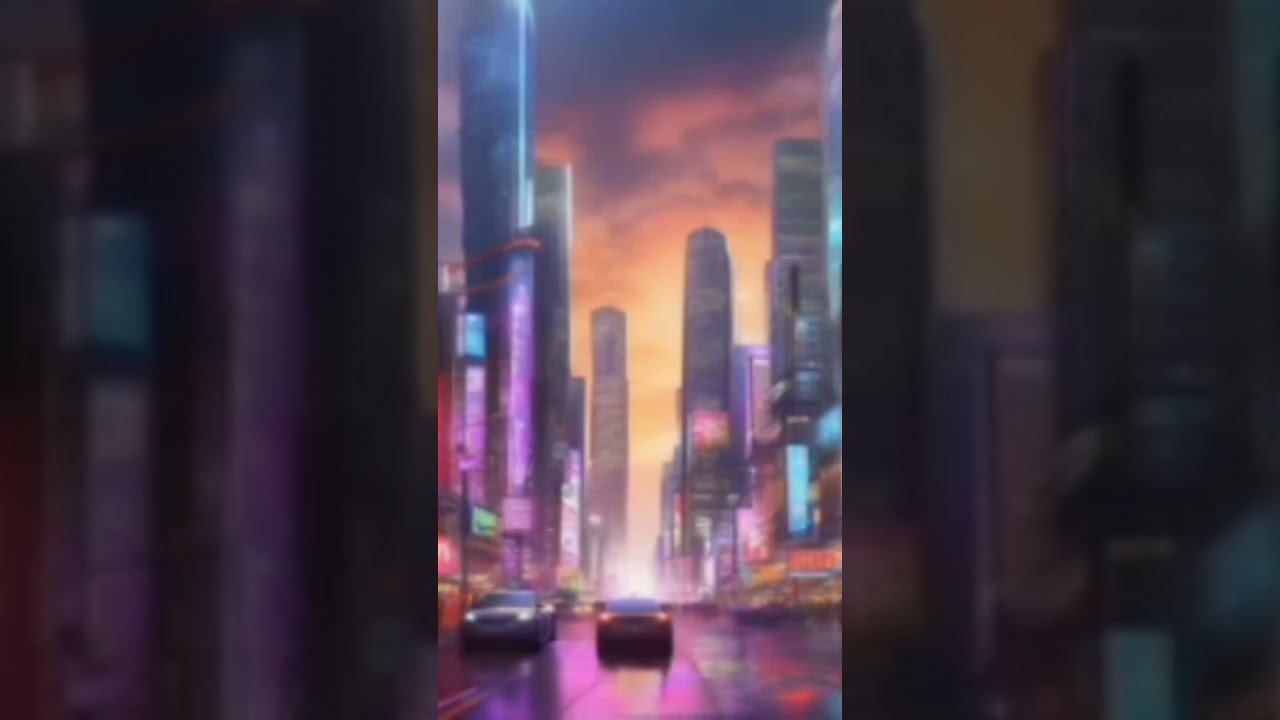 Неон Сити Драйв футуристический синтвейв
