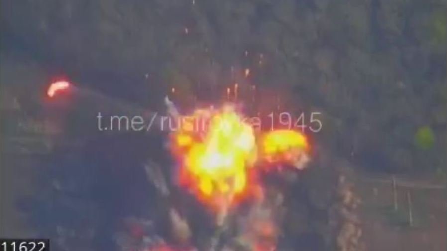 Искандер денацифицирует два РСЗО "Ураган" ВСУ