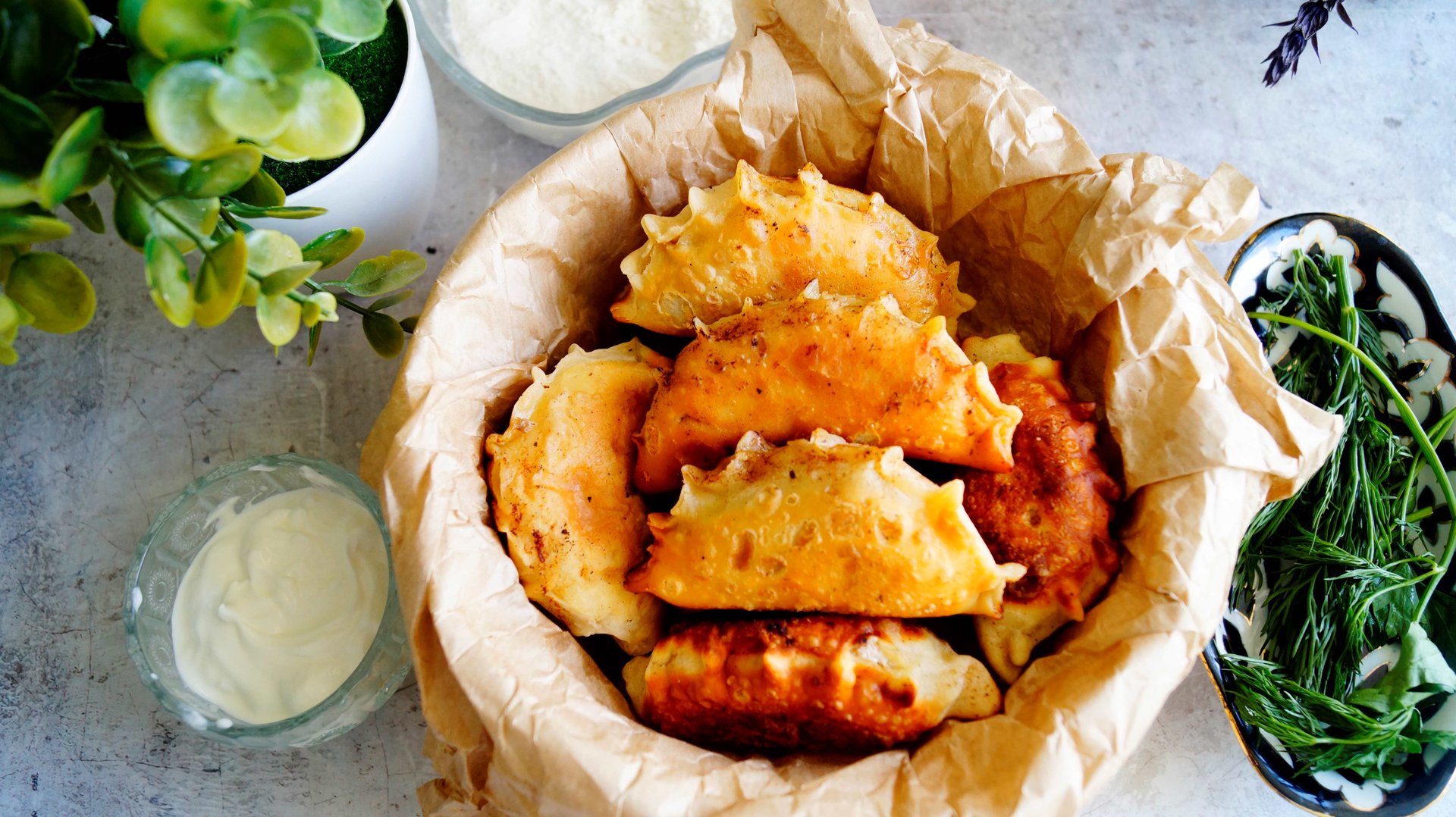 Пирожки Посикунчики с мясом