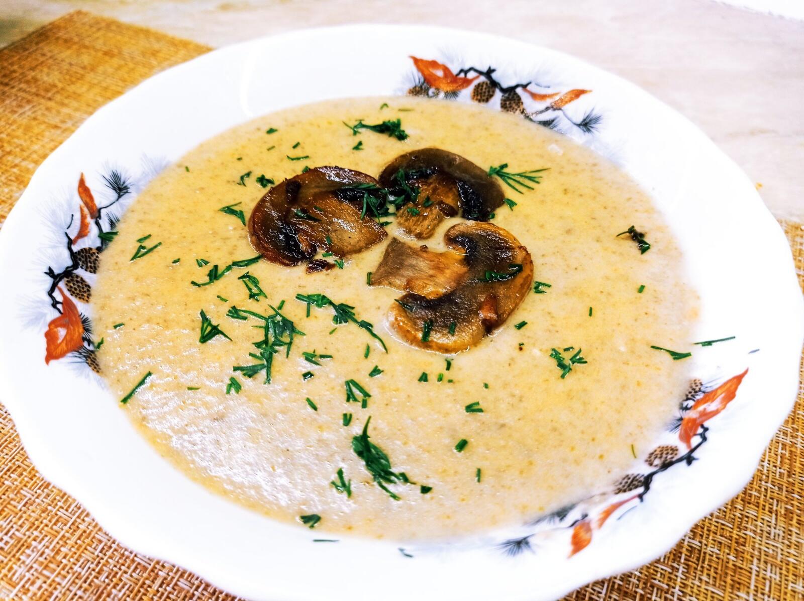 Крем-суп грибной