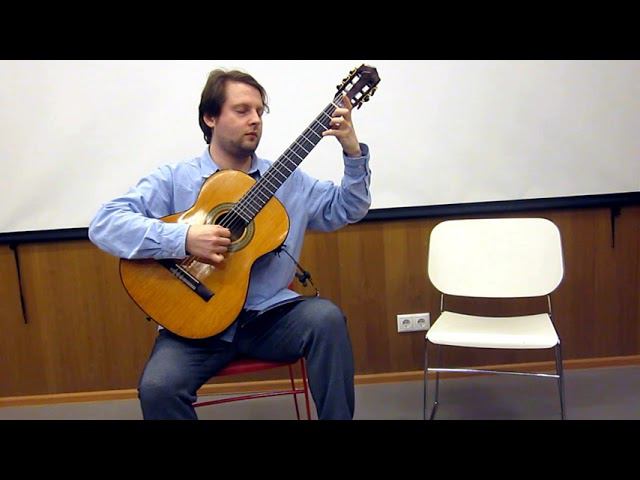 tarrega Study in e-moll