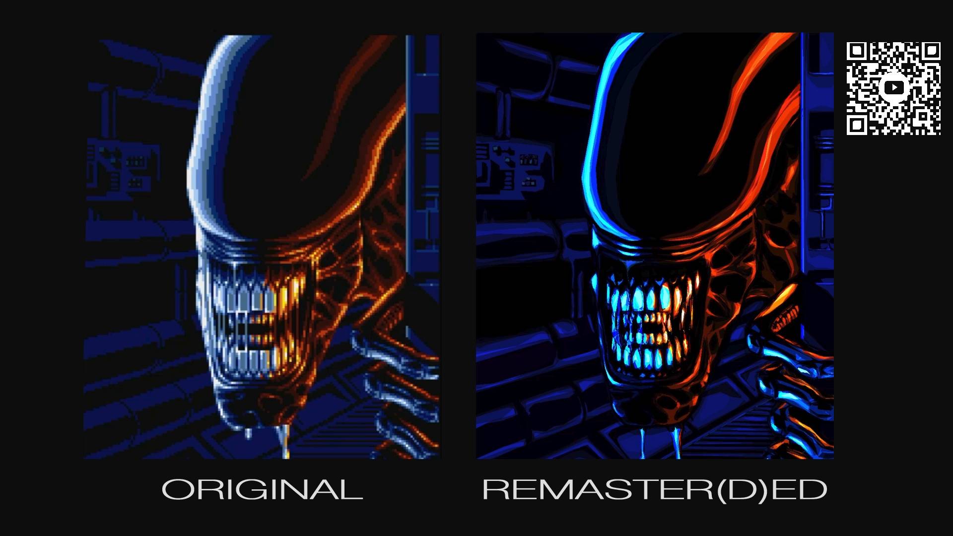 18+ Чужой 3 Арт Ремастер | Сравнение | Alien 3 Sega Remastered Art Comparison | Ромул Romulus