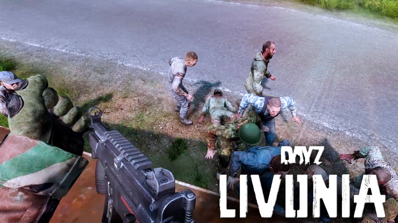 Заварушка в тюрьме, повязали в наручники в DAYZ LIVONIA