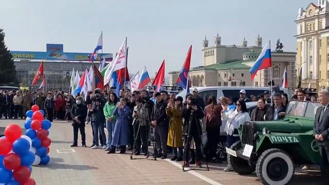 Автопробег-2022. Митинг в Улан-Удэ