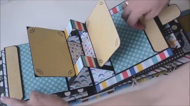 АЛЬБОМ СКРАПБУКИНГ МАСТЕР КЛАСС "Pirates life" №1