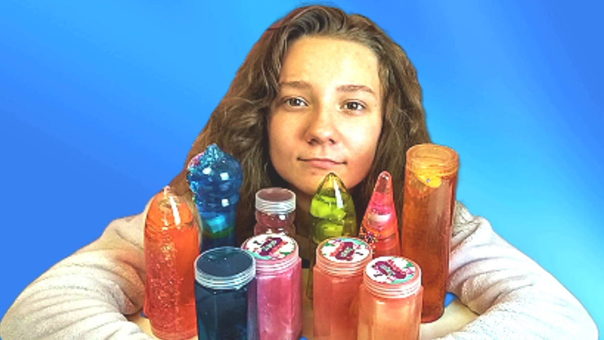 Распаковка денежных слаймов от Сюрприз Бокс! Сколько нашла денег в слайме Купила 10 штук!