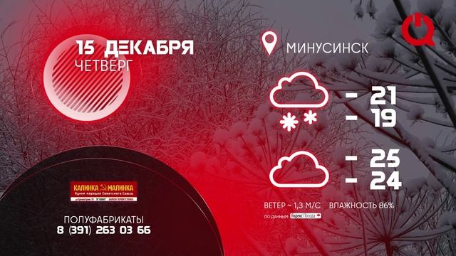 Об истории и погоде на 15 декабря