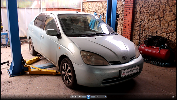 Замена маслосъемных колпачков на Toyota Prius NHW11  1,5  Тойота Приус 2000 года 1часть