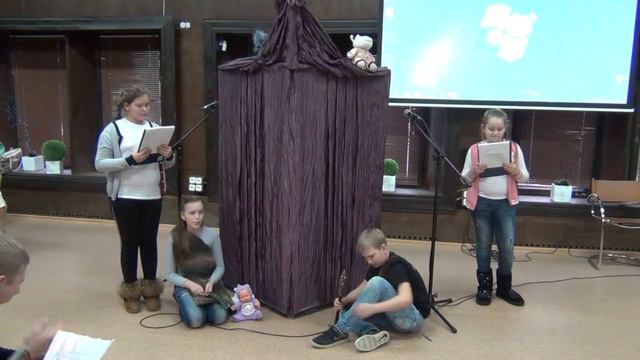 Grammar school 14   The Cat That Walked by Himself puppet theatre