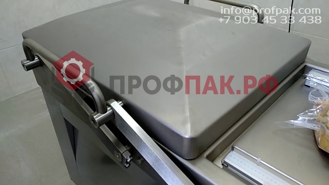 Вакуум упаковка мясных продуктов в двухкамерной ваккум упаковочной машине DZQ-610 2SA