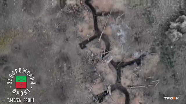 Кадры боевой работы группы "Троян" 3 батальона 247 полка ВДВ в направлении Вербовое-Работино