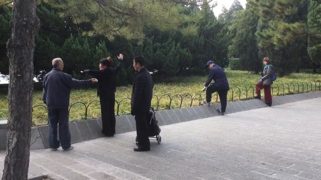 Оздоровительные бордюры в парках Китая.mp4