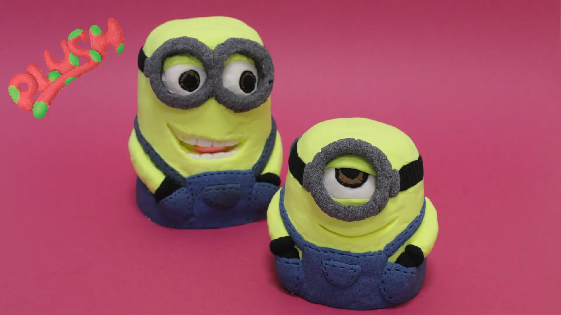 Лепка из пушистого пластилина PLUSH: Миньоны