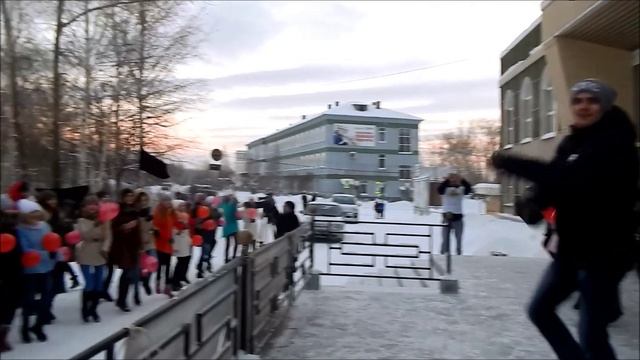 Городской флешмоб "Ударим танцами по СПИДу", г. Красноуральск