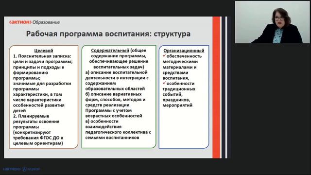 Вебинар Рабочая программа воспитания в детском саду 09 04 2021