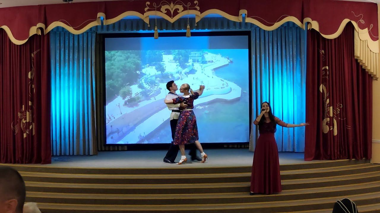 Выступление артистов на торжественном собрании, посвященном дню ВМФ 28 июля 2023 г. в г. Курске