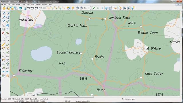 Correction of objects metrics