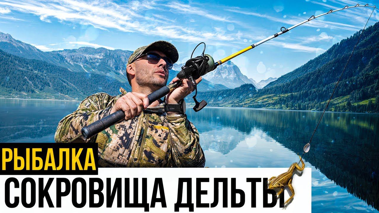 ЛОВИМ НА ЛЯГУШЕК! РЫБАЛКА И ОТДЫХ НА БАЗЕ "СОКРОВИЩА ДЕЛЬТЫ"