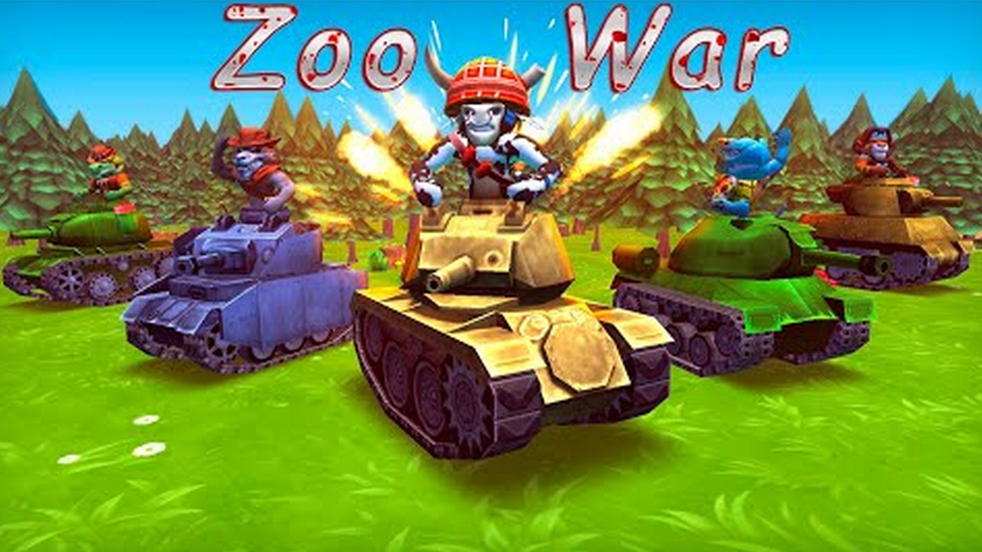 Один я тащер команды. Zoo War онлайн #2.mp4
