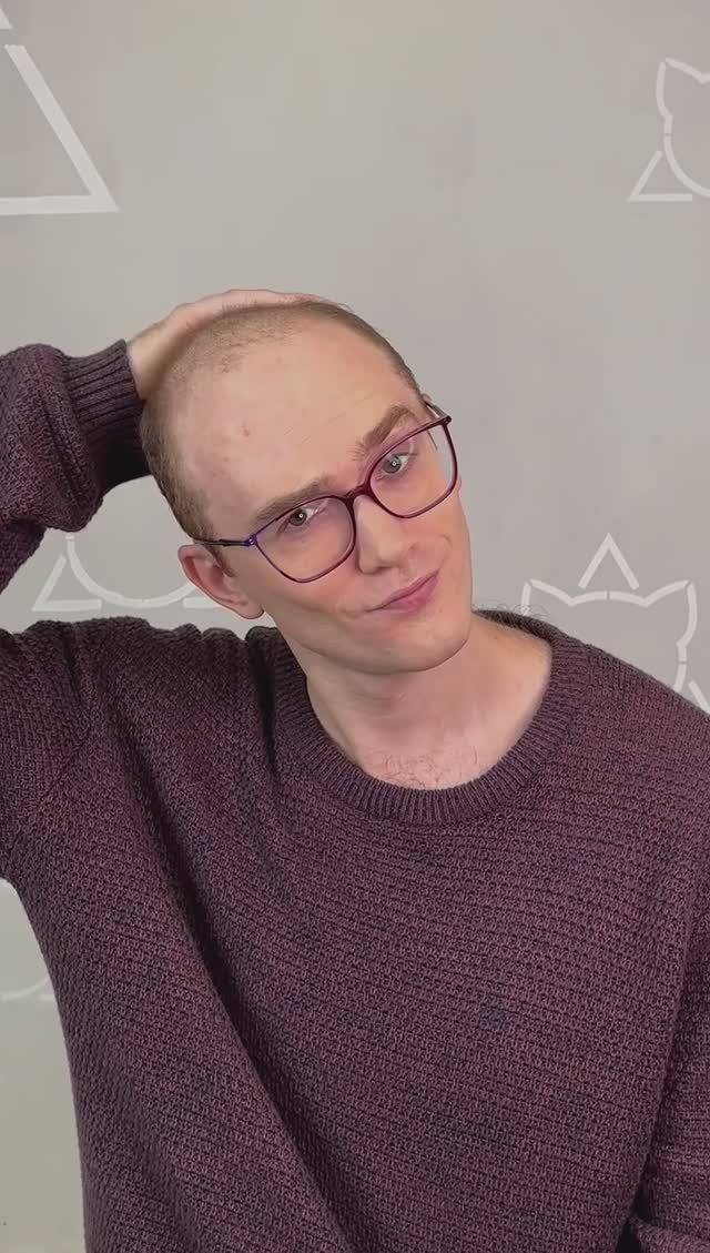 Мужская накладка из волос Мужская алопеция #shorts