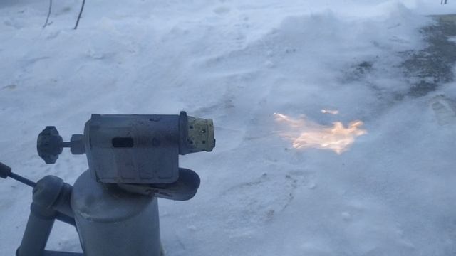 Паяльная лампа  с чугунным соплом СССР