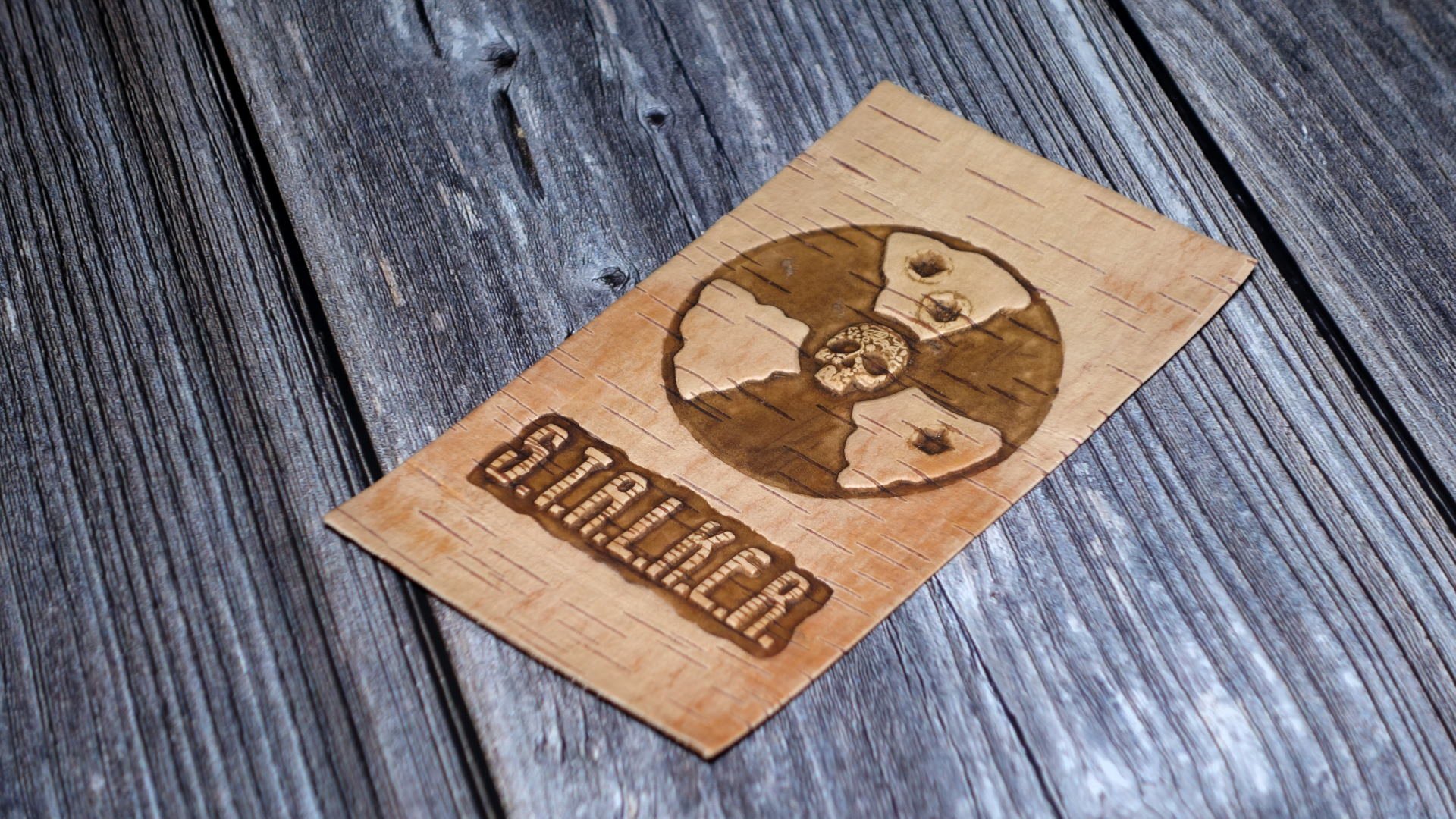 S.T.A.L.K.E.R. Экспериментальный штамп по бересте.