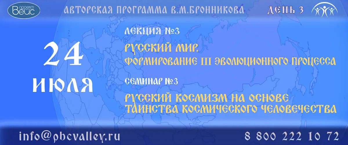 Лекция №3 Русский Мир Формирование III Эволюционного Процесса