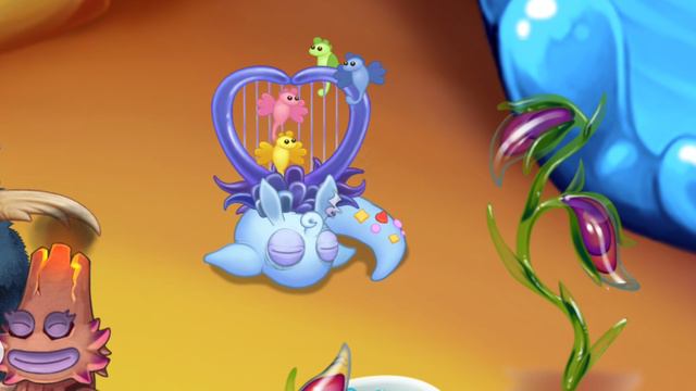 My singing monsters -херузырь на огненном оазисе