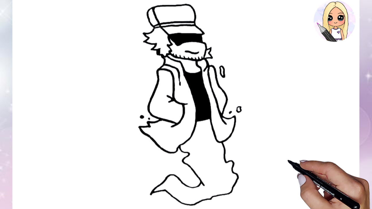 Как нарисовать ПРИЗРАКА Гарчелло ФНФ