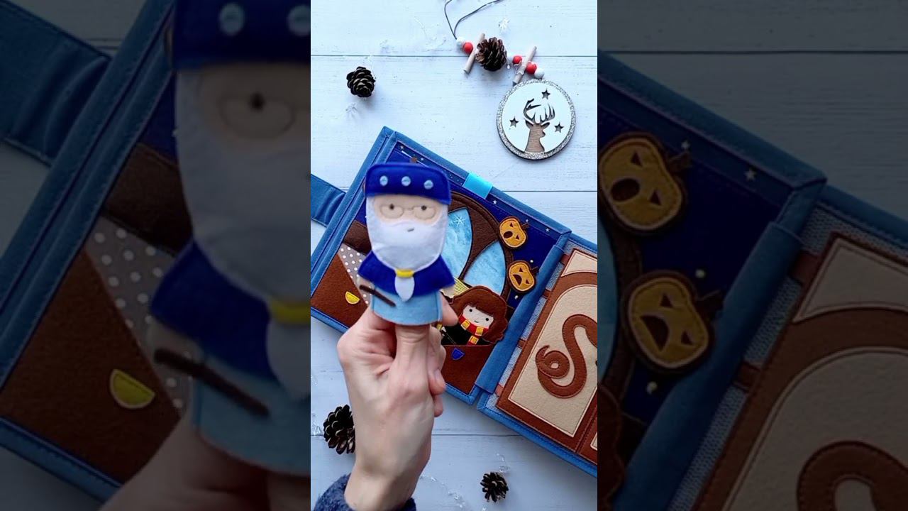 Коллекционная книга Гарри Поттер из фетра