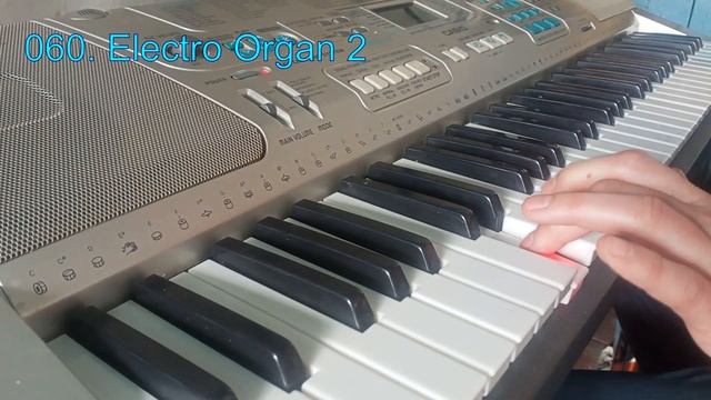 Тест звука Casio LK-300TV.