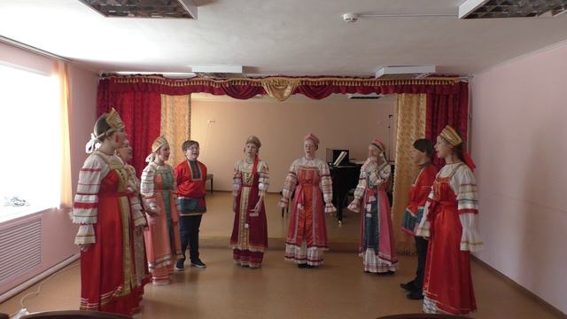 Фольклорный ансамбль "Зоренька". Концерт на масленничной неделе. 2024 г.