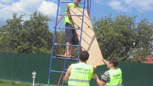 Сборка Вышки-Тура марки Тур-7 http://mdnvizit.ru