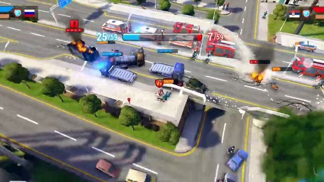 Столкновение на мосту! Pile-up on the bridge! EMERGENCY HQ 1vs1