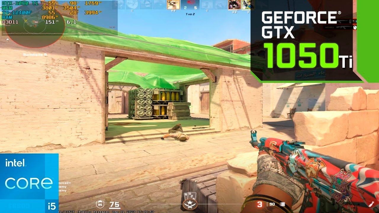 Counter-strike 2 : GTX 1050 Ti + i5-12400F