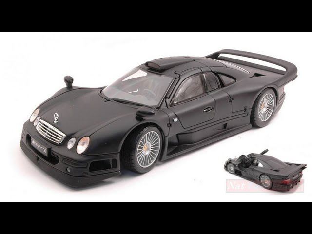 Обзор Mercedes-Benz CLK GTR 1:18 от производителя Maisto