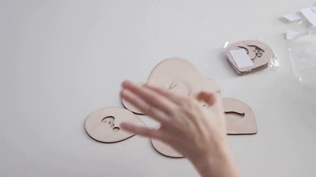 Подставки под чашки-трафареты "Знаки", "Усы", "Паук", "Море", ТМ "Полноцвет"