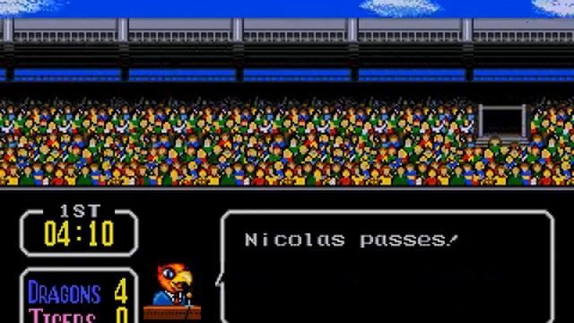 Tecmo Cup Football Game - All Star Mode - 999 Guts password (Sega ...
