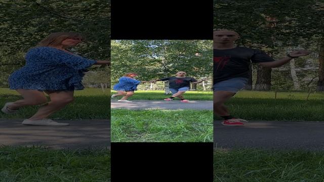 Август. Пока в залах ремонт, танцуем на улице ☺️