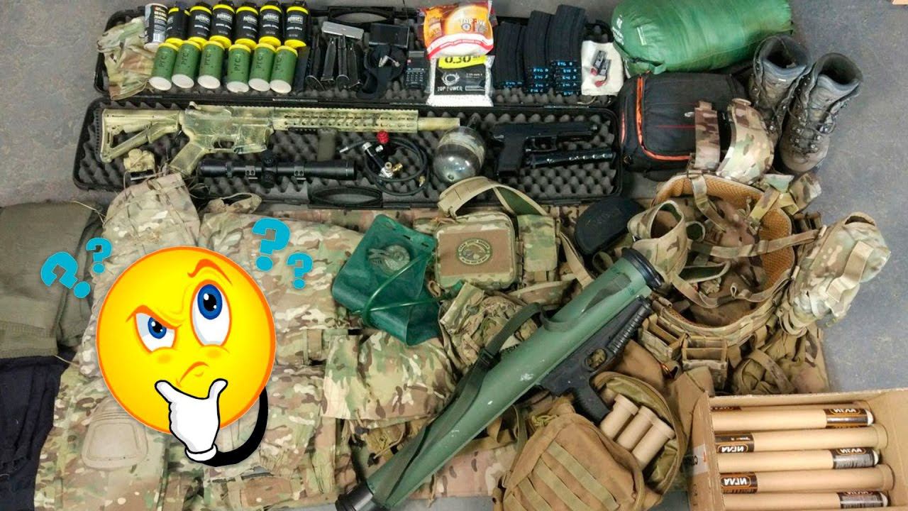 ЧТО ВЗЯТЬ НА СТРАЙКБОЛЬНУЮ ИГРУ? СОБИРАЮСЬ НА СУТКИ НА БРОНЕ .