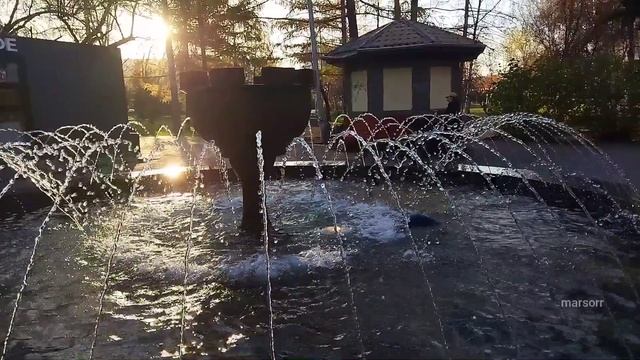 просто фонтан . новосибирск. осень