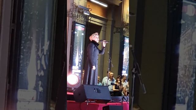 Народная артистка России Юлия Рутберг на закрытии театрального сезона театра им. Е.Вахтангова 28.06.