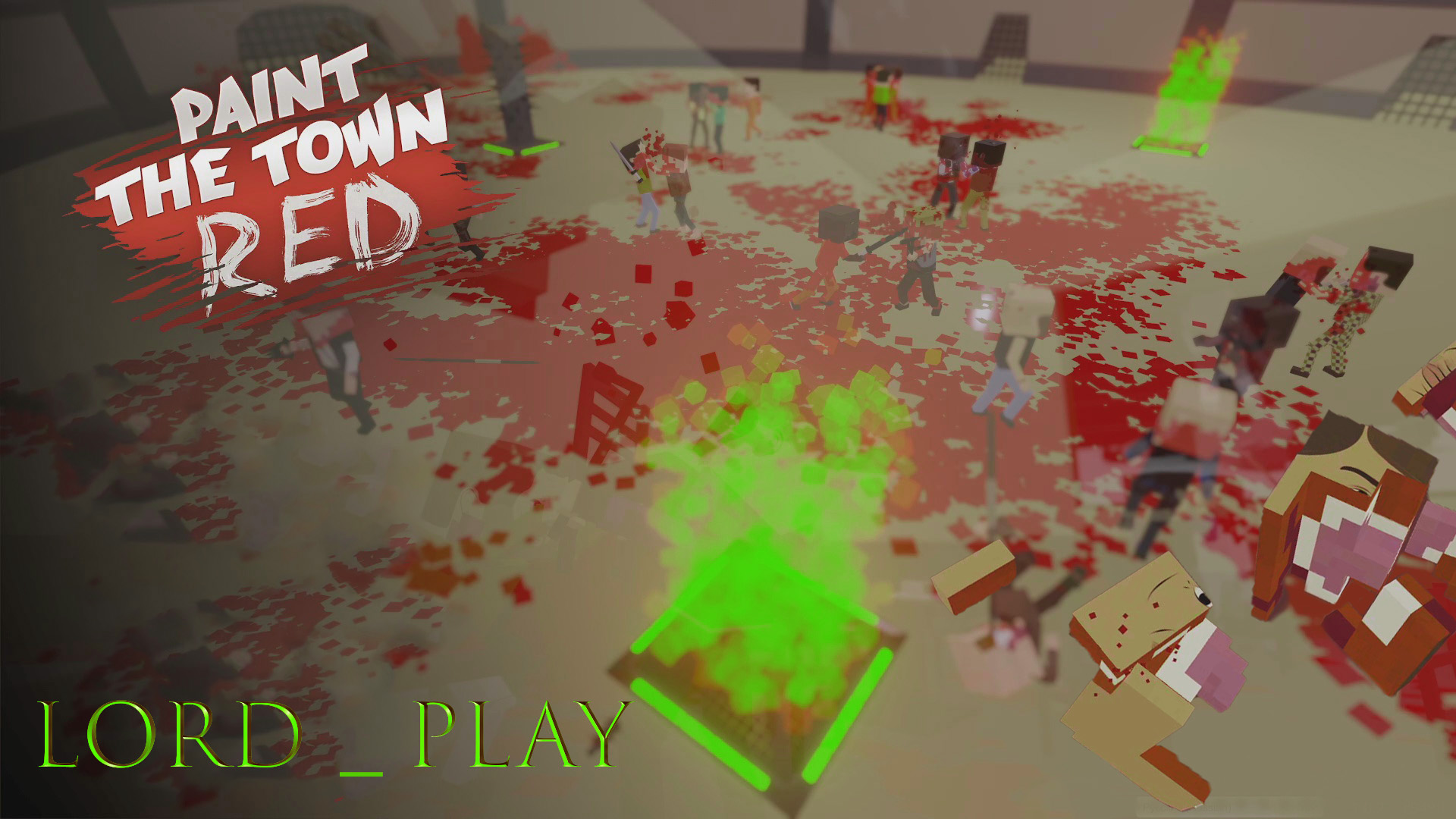 ОСМАТРИВАЕМ ДАНЖ ► Paint the Town Red Прохождение (выживалки)