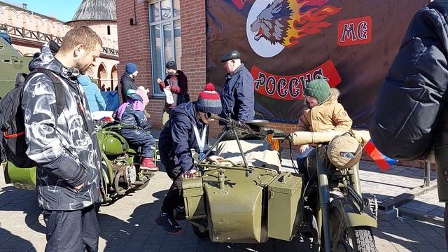 Наш БРДМ. Фестиваль «Крымская весна» 2023. Фотозона от мотоклуба «Ночные волки».